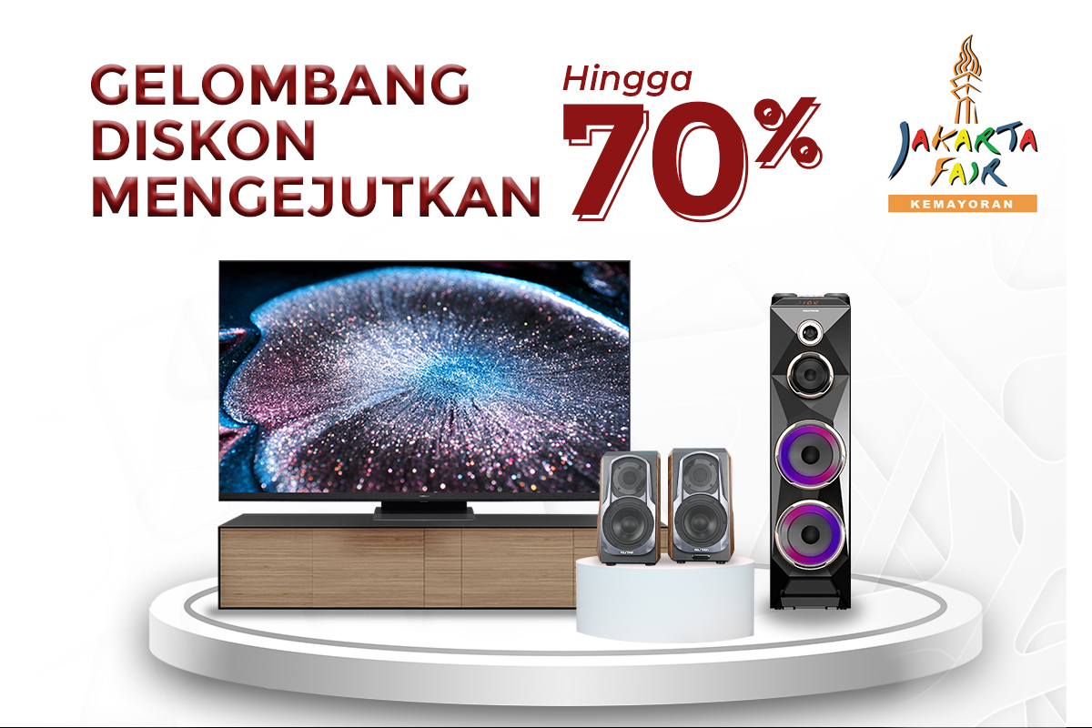 Ada Diskon & Hadiah Menarik, Yuk Kunjungi Booth Polytron di PRJ