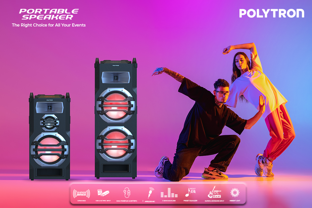 Portable Speaker Indoor / Oudoor, Rekomendasi Polytron