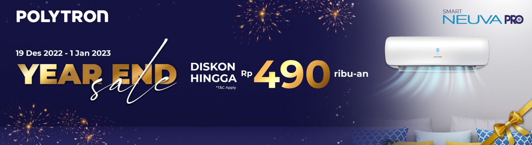 AC Smart 1/2 PK PAC 05VZSI - Polytron Indonesia