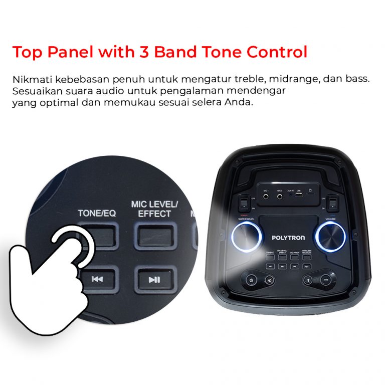 Polytron PPS 8L22 - Party Speaker Bluetooth Karaoke Terbaik