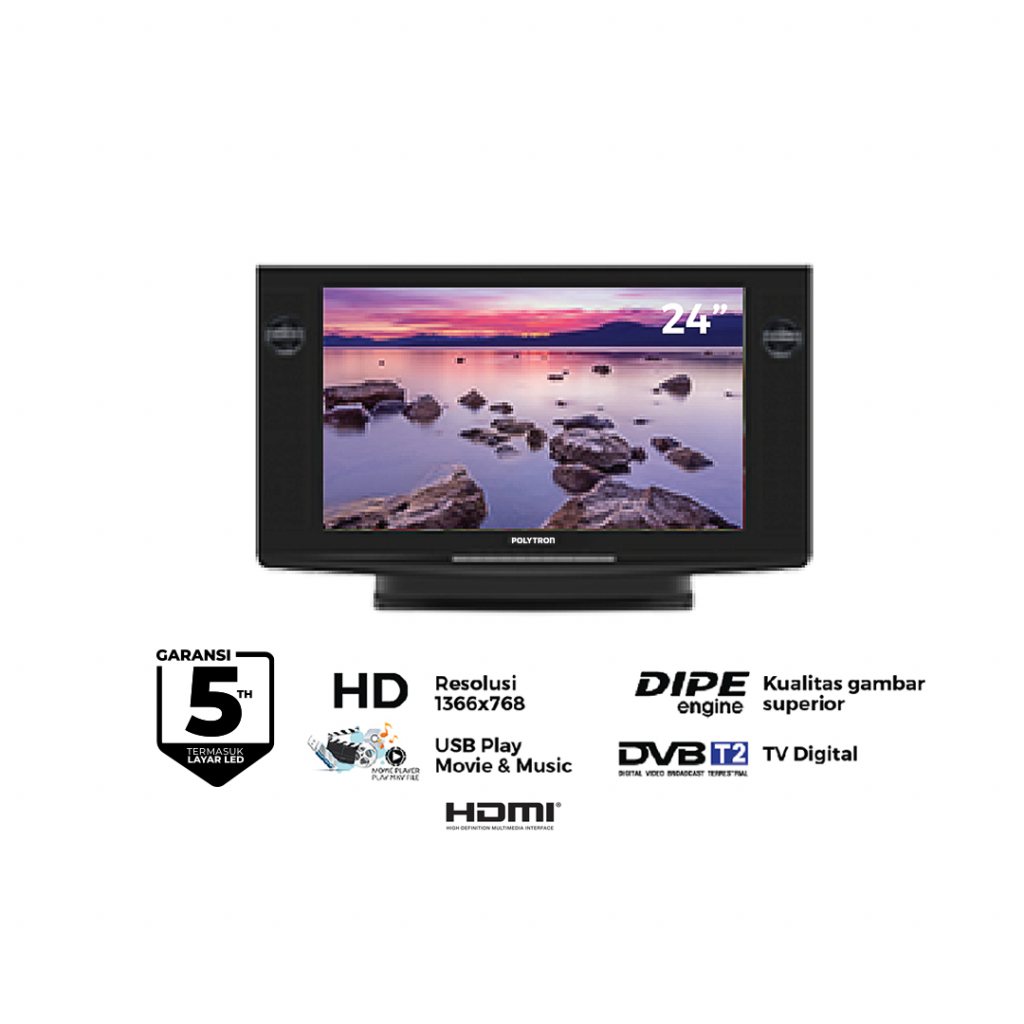 POLYTRON Digital TV 24 Inch PLD - 24V1853 - Polytron Official