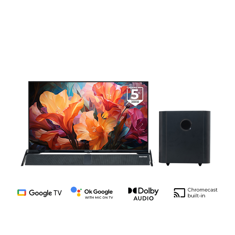 POLYTRON Smart Cinemax Google TV 32 Inch - PLD 32BG9058 Polytron Official