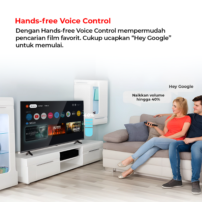Smart Google TV PLD 43UG5059 - 43 Inch - Polytron Indonesia