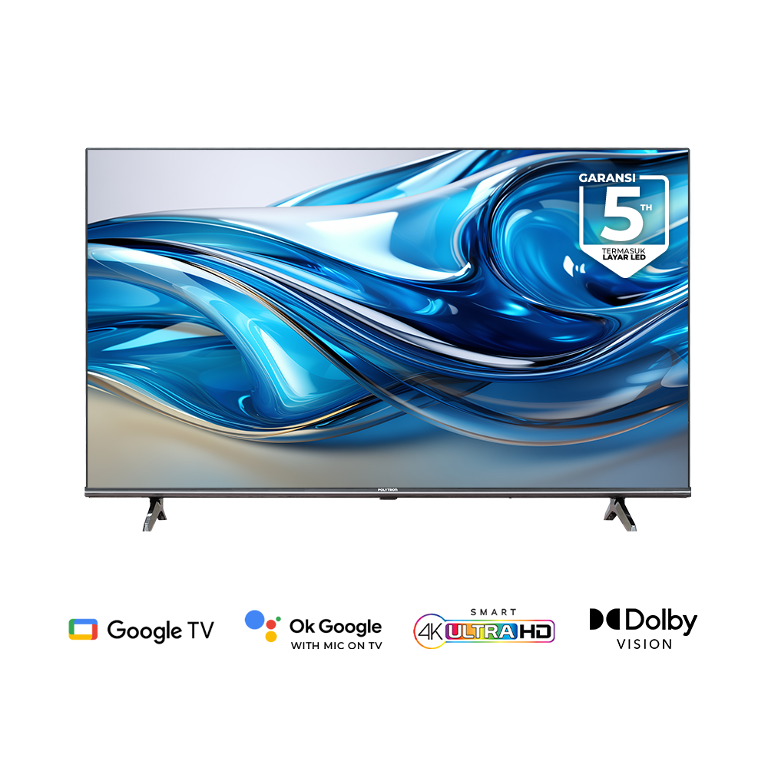 Smart Google TV Polytron PLD 50UG5059 - Hiburan Terbaik