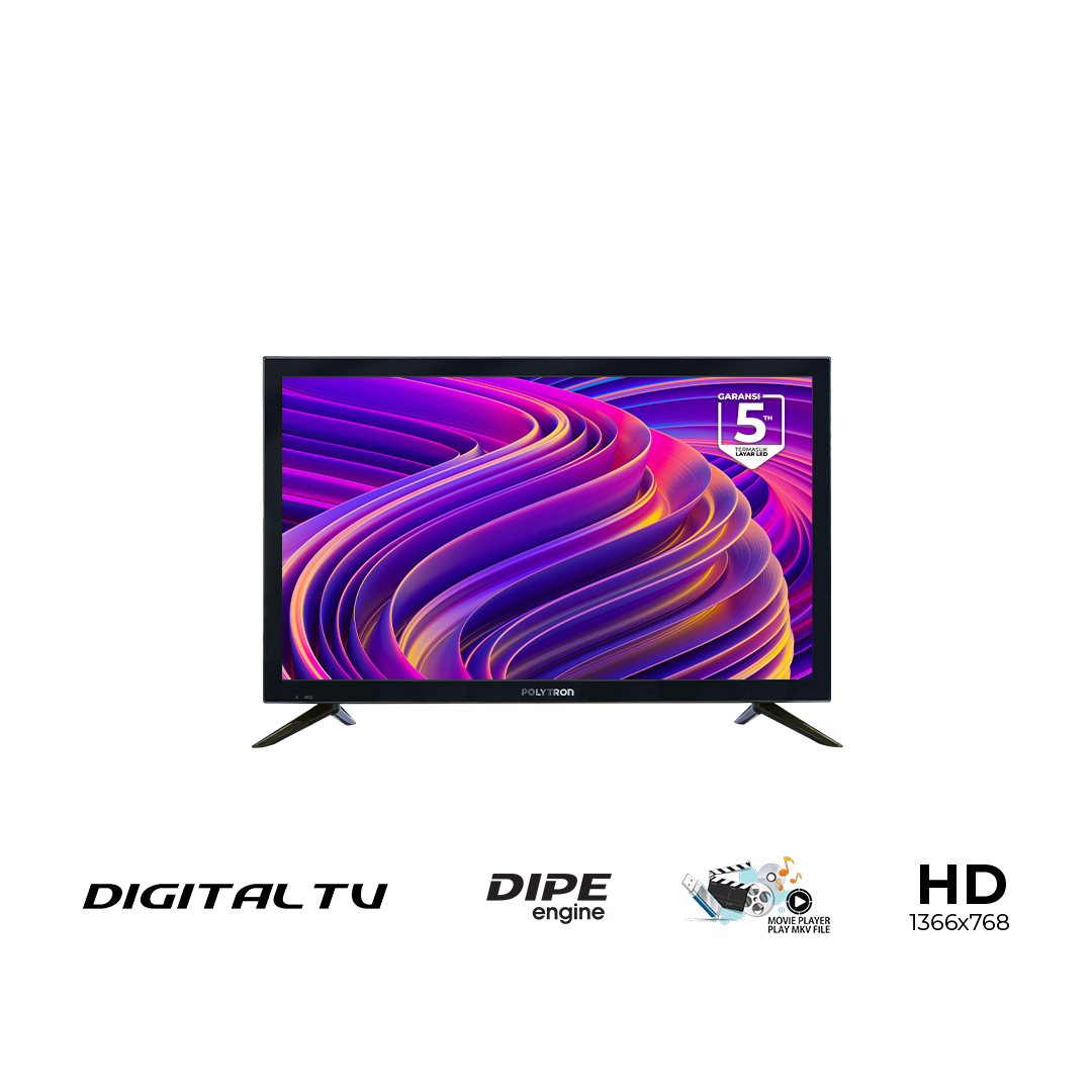 TV Digital Polytron PLD 24V1853 - Teknologi Modern dan Elegan