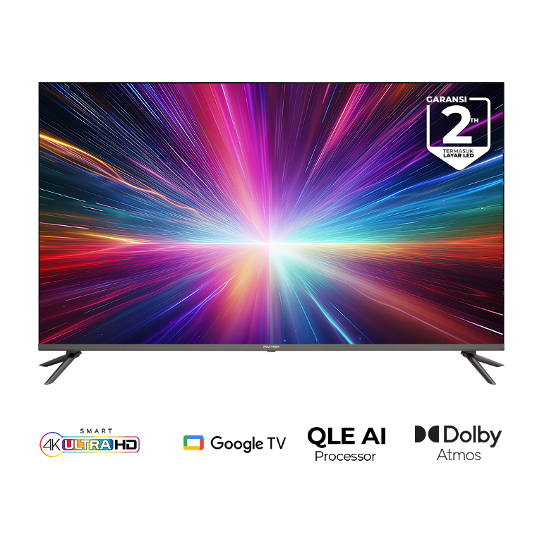 POLYTRON 4K UHD Smart Google TV 55 Inch - PLD 55UG5059 - Polytron Official