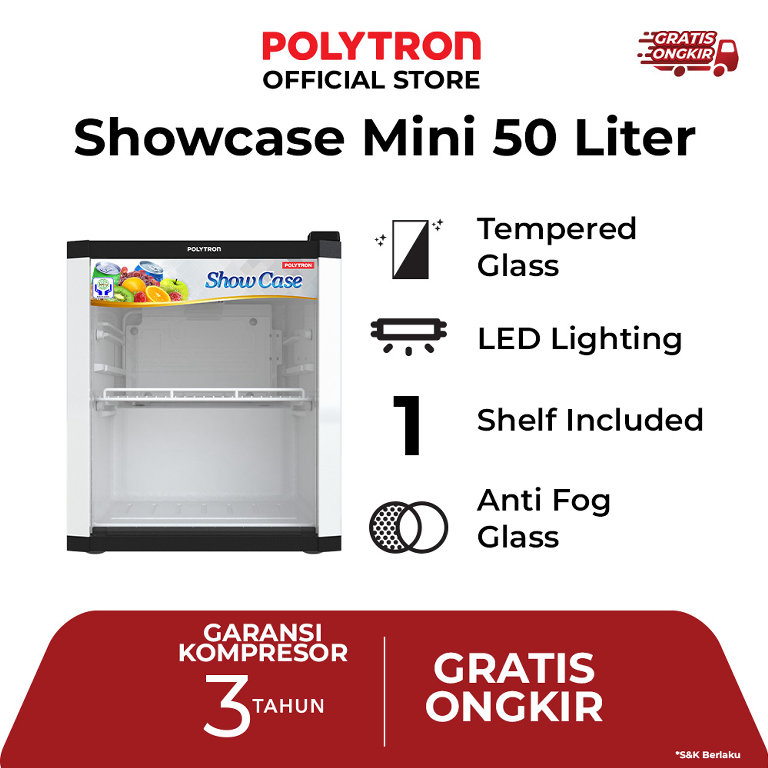 POLYTRON Showcase Mini 50 Liter - SCH 51 - Polytron Official