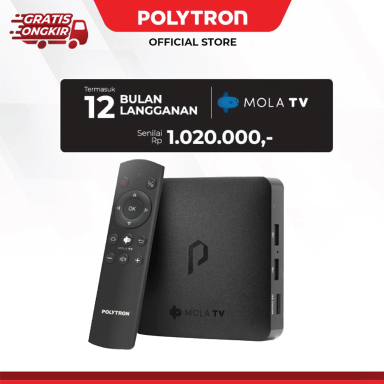 Polytron PDB F1 - Android Box 4K untuk Hiburan Tanpa Batas