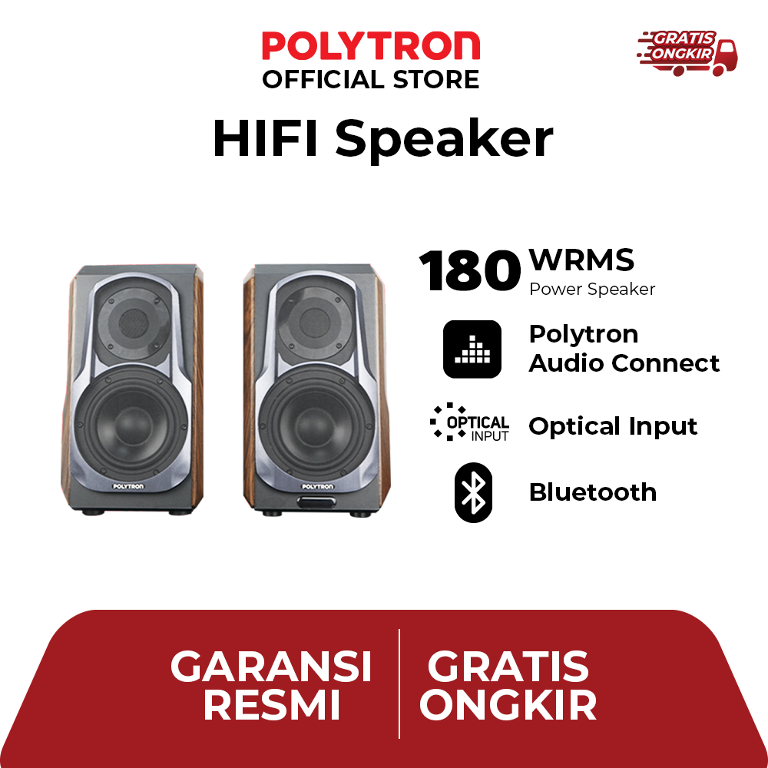 Polytron PHS 6A - Speaker Hi-Fi dengan Kualitas Suara Premium
