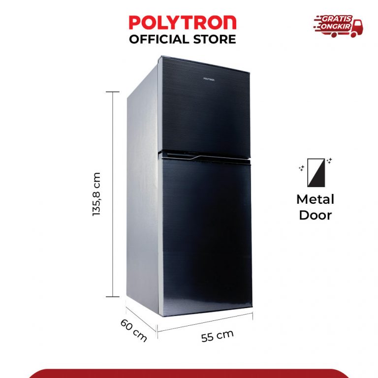 Kulkas Polytron PRB 200Y - Kulkas Polytron 2 Pintu Metallic