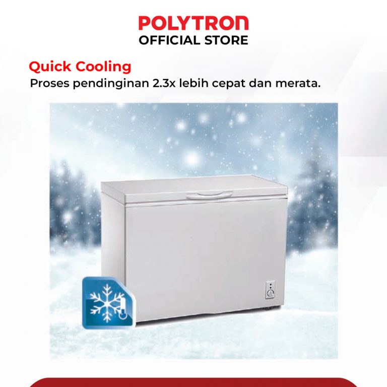 Kulkas Chest Freezer PCF 118 - 100 Liter - Polytron Indonesia