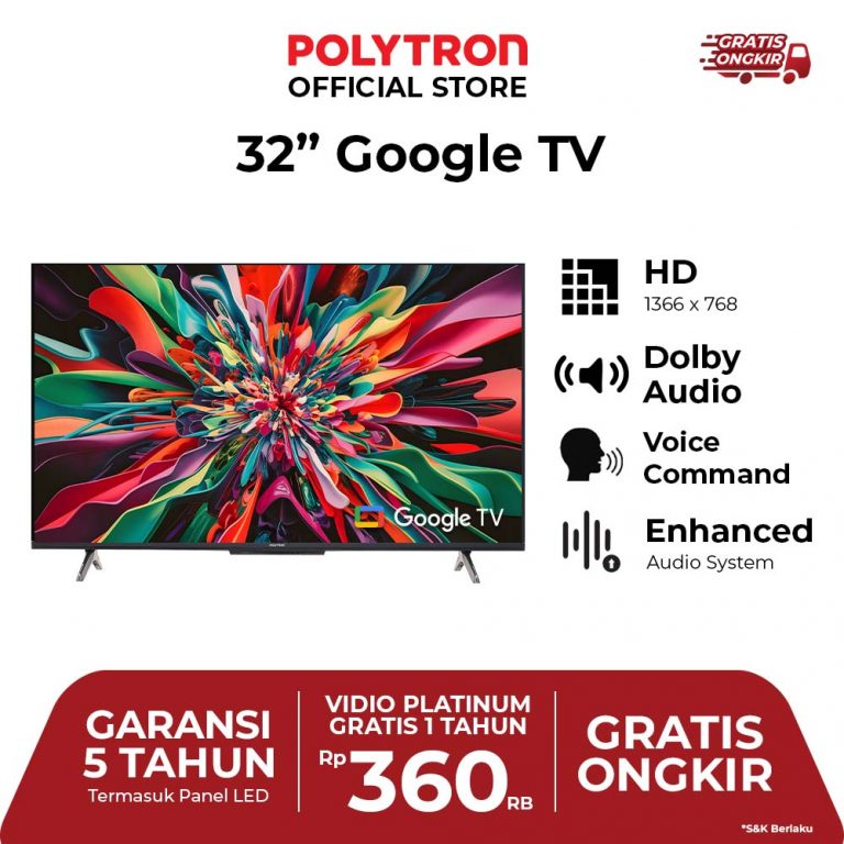 Smart Google TV PLD 32RG9059 - 32 Inch - Polytron Indonesia